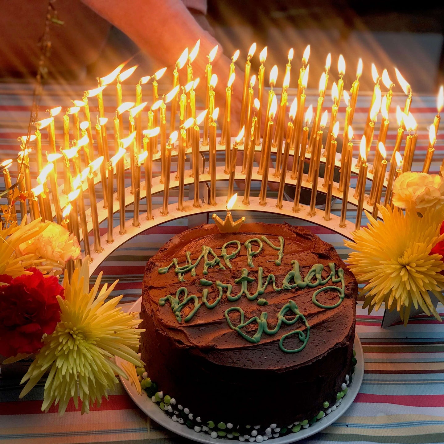 Celebration Stadium Birthday Candelabra Candle Holder